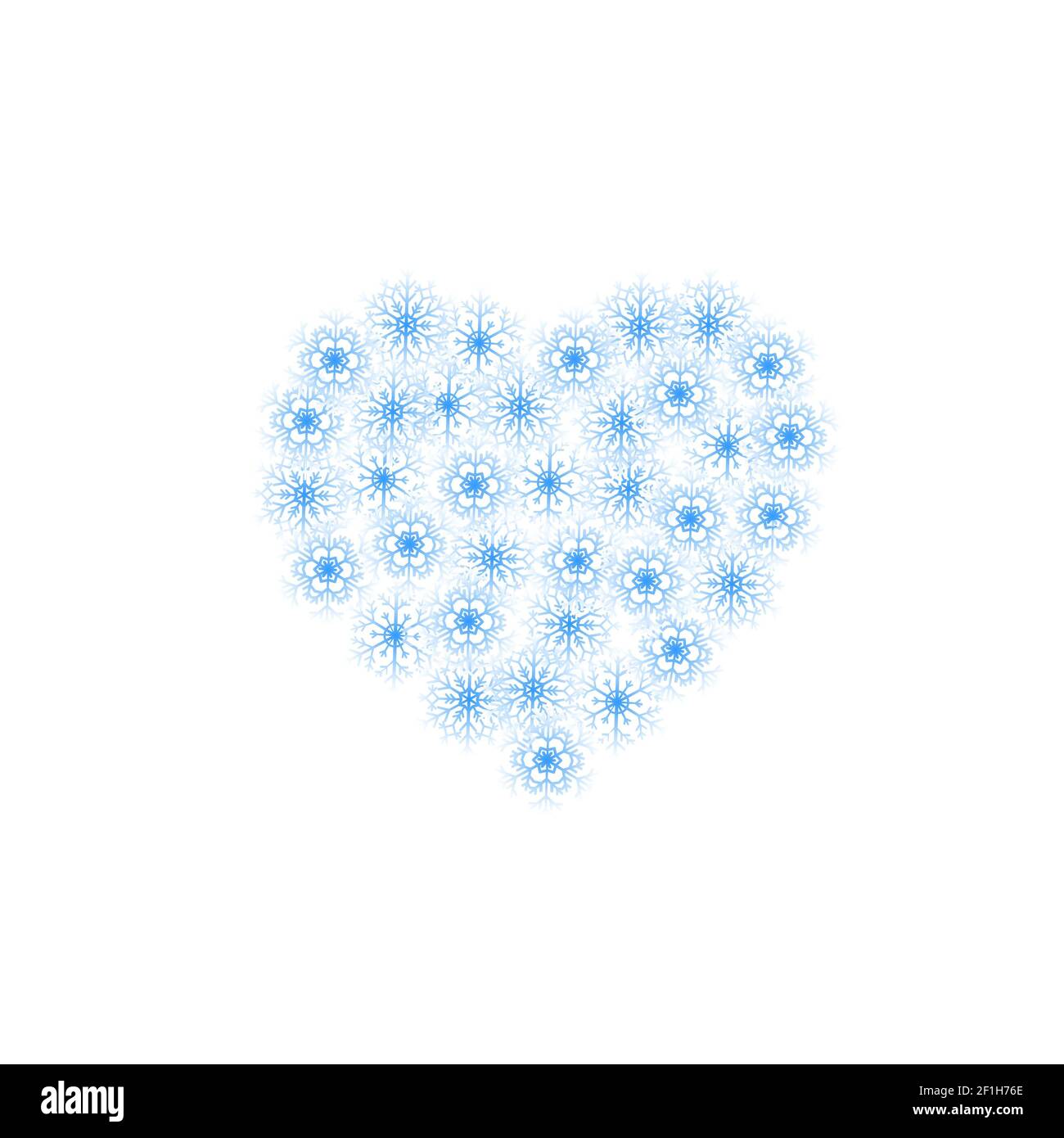 Heart Shaped Snowflake