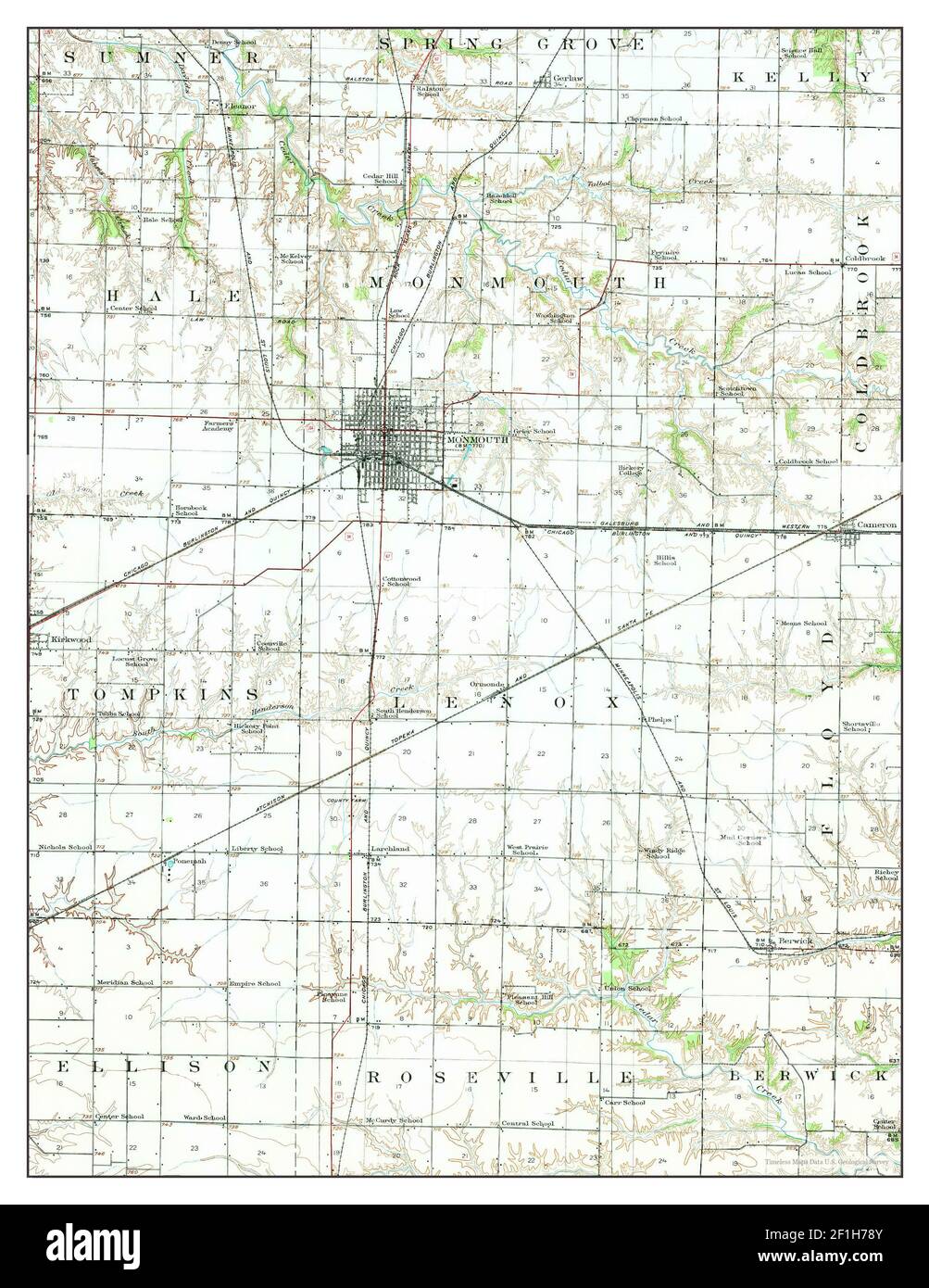 Monmouth county map hi-res stock photography and images - Alamy