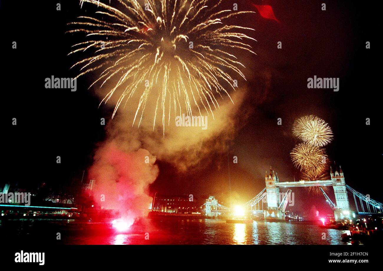 In the millennium celebrations of 2000 hi-res stock photography and ...