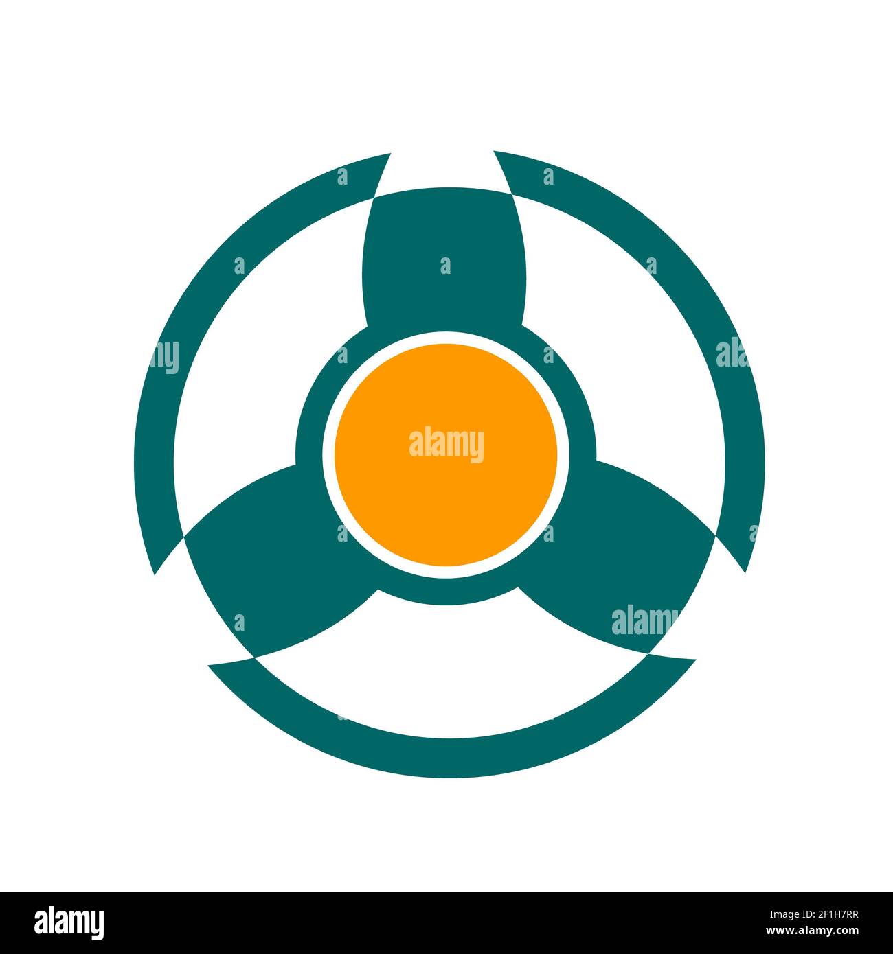 Abstract spiral sun design Cut Out Stock Images & Pictures - Alamy