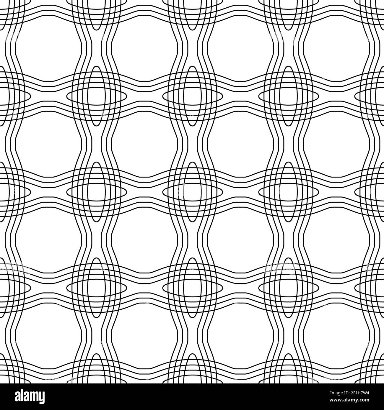 Vector seamless flat pattern Cut Out Stock Images & Pictures - Alamy