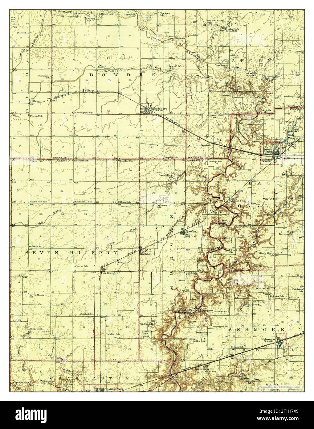 Antique map of oakland Cut Out Stock Images & Pictures - Alamy