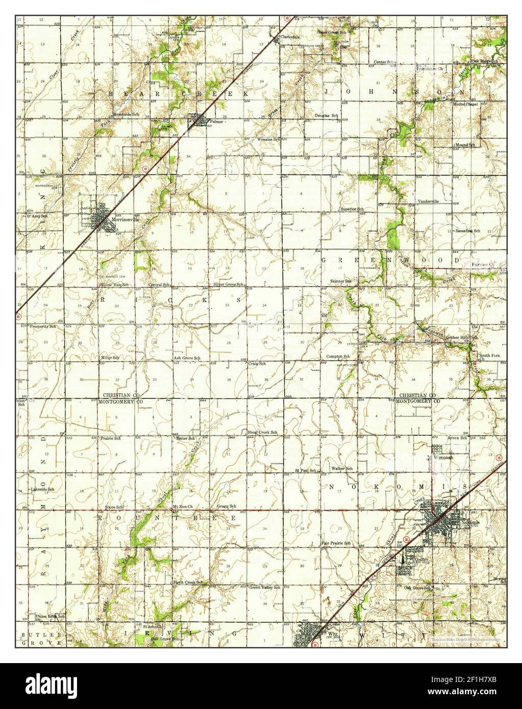 Map of nokomis hi-res stock photography and images - Alamy
