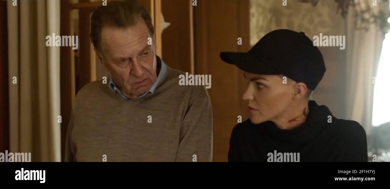 SAS: RED NOTICE, from left: Tom Wilkinson, Ruby Rose, 2021. © Vertical ...