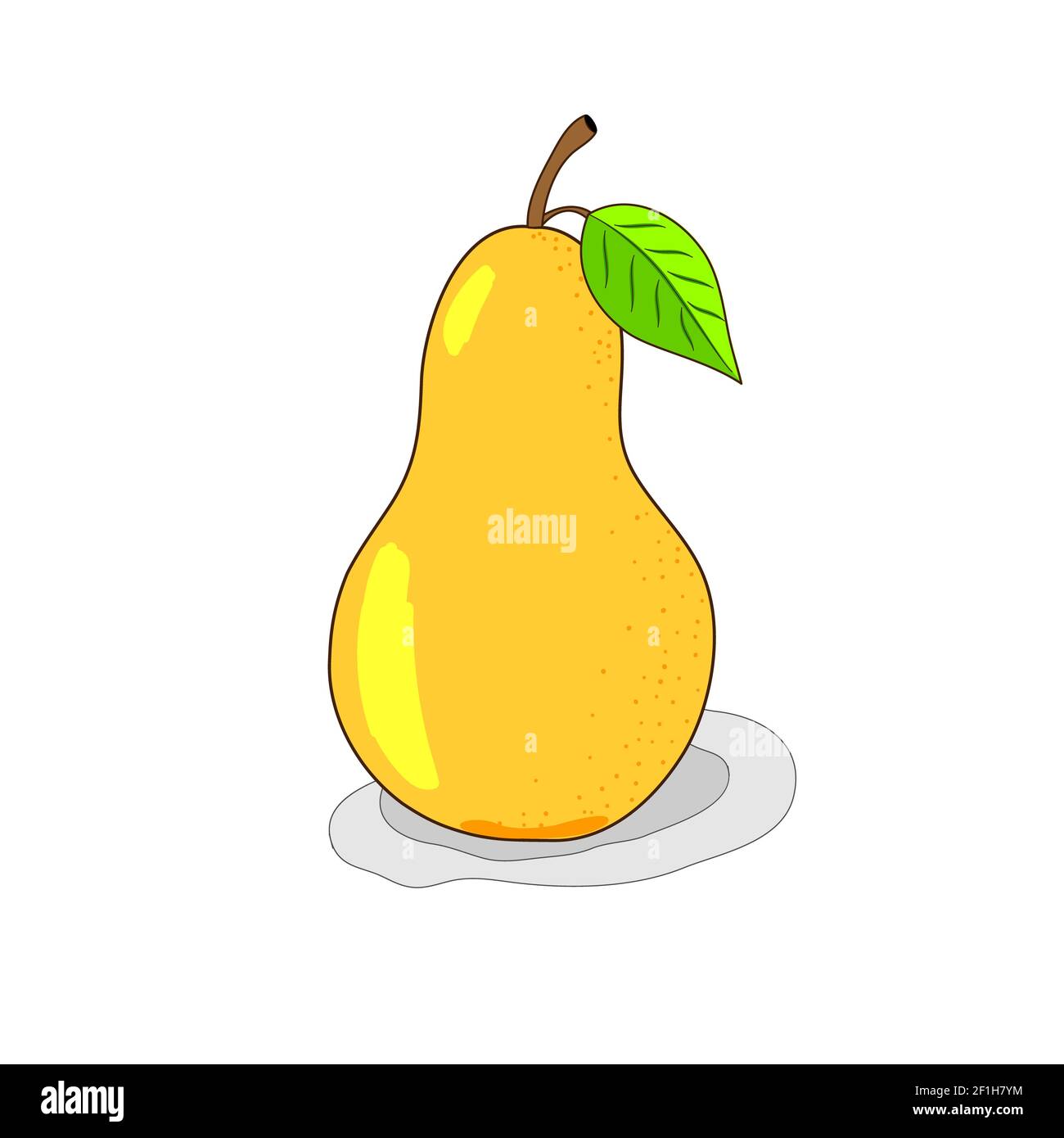 Pear hand Cut Out Stock Images & Pictures - Alamy
