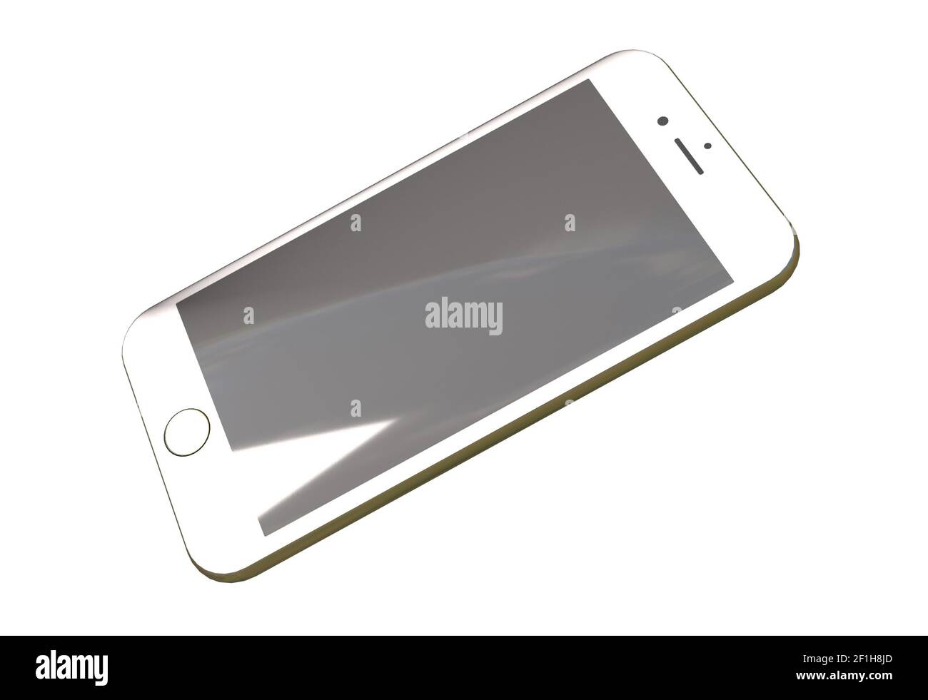New realistic mobile phone smartphone collection iphon with blank ...