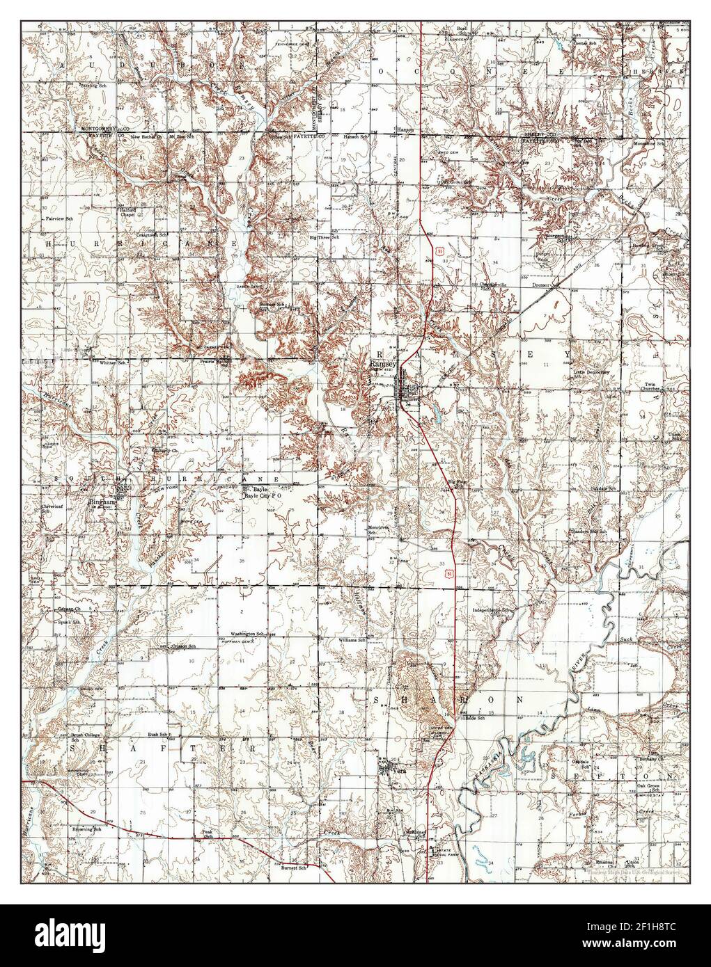 Map of ramsey hi-res stock photography and images - Alamy