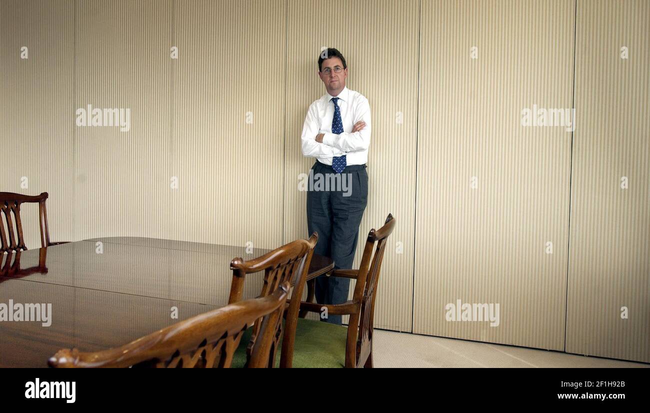 Jeremy Tigue, of 'Foreign and Colonial'.22 August 2002 photo Andy ...