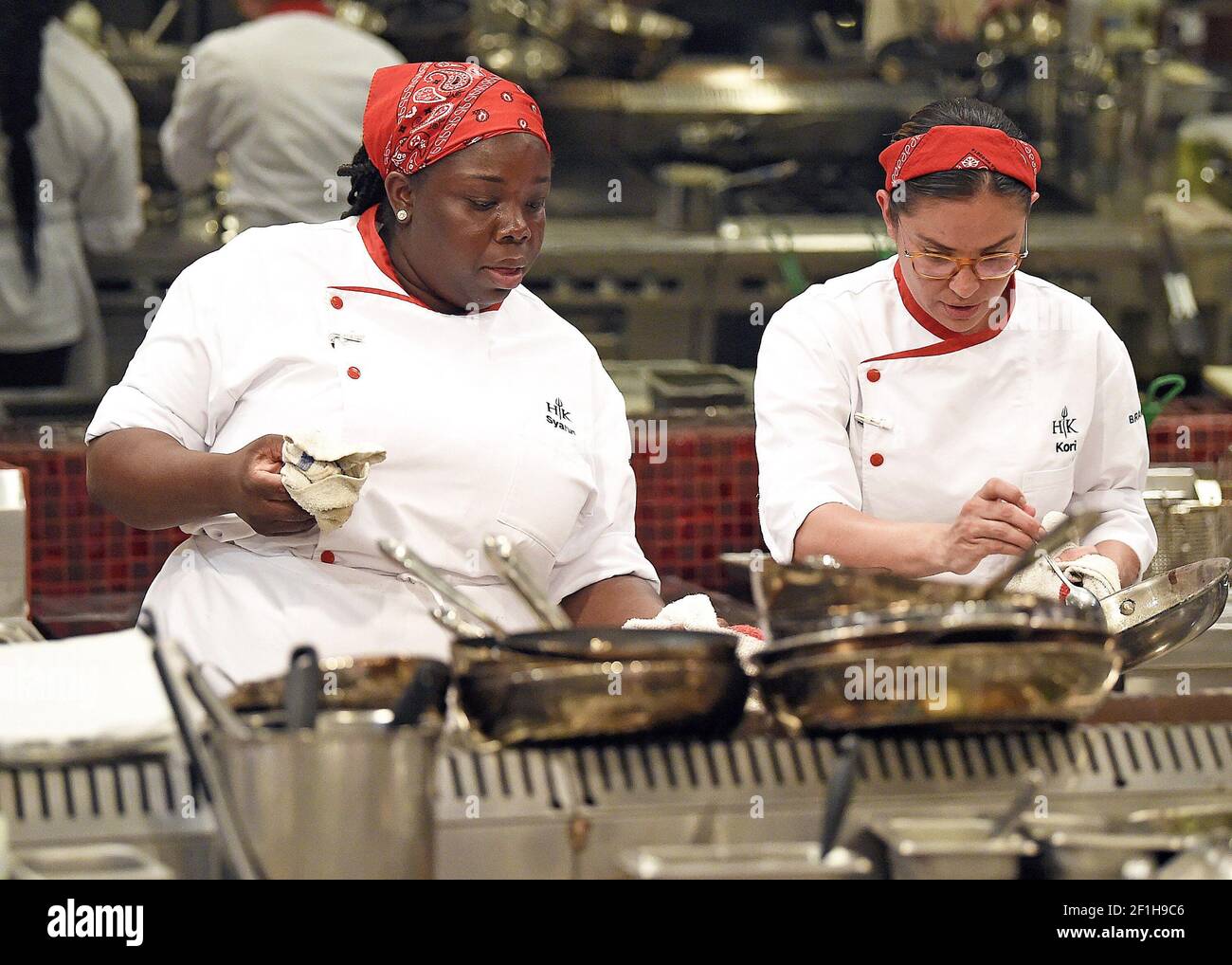 HELL'S KITCHEN, from left: contestants Syann Williams, Kori Sutton, 'A ...