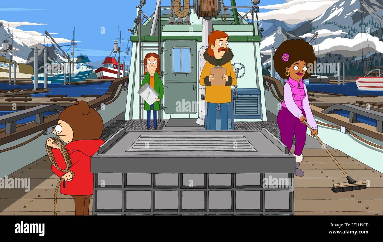 THE GREAT NORTH, from left: Moon (voice: Paul Rust), Ham (voice: Aparna ...