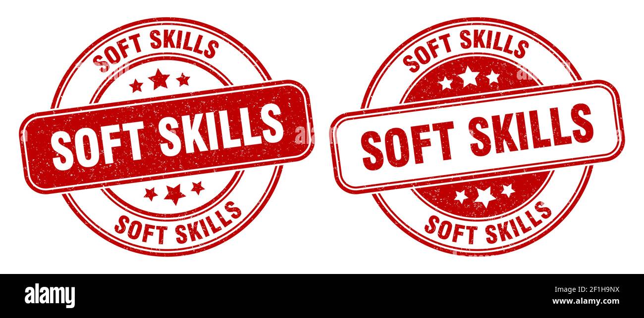 soft skills stamp. soft skills sign. round grunge label Stock Vector ...