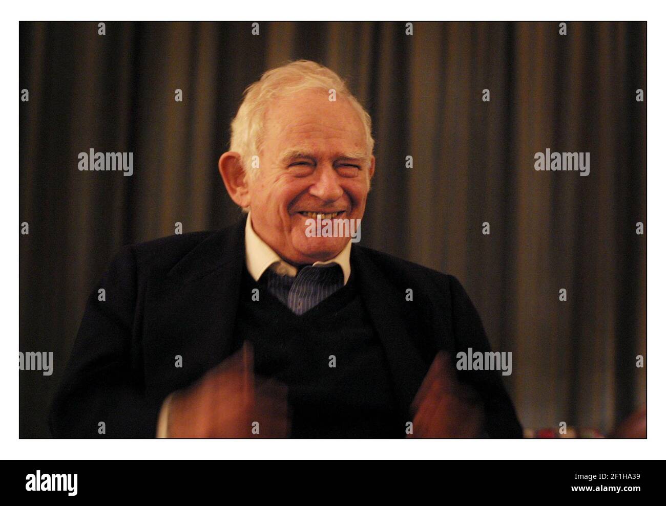 Norman Mailer in the Savoy Hotel, London.pic David Sandison 4/2/2002 ...