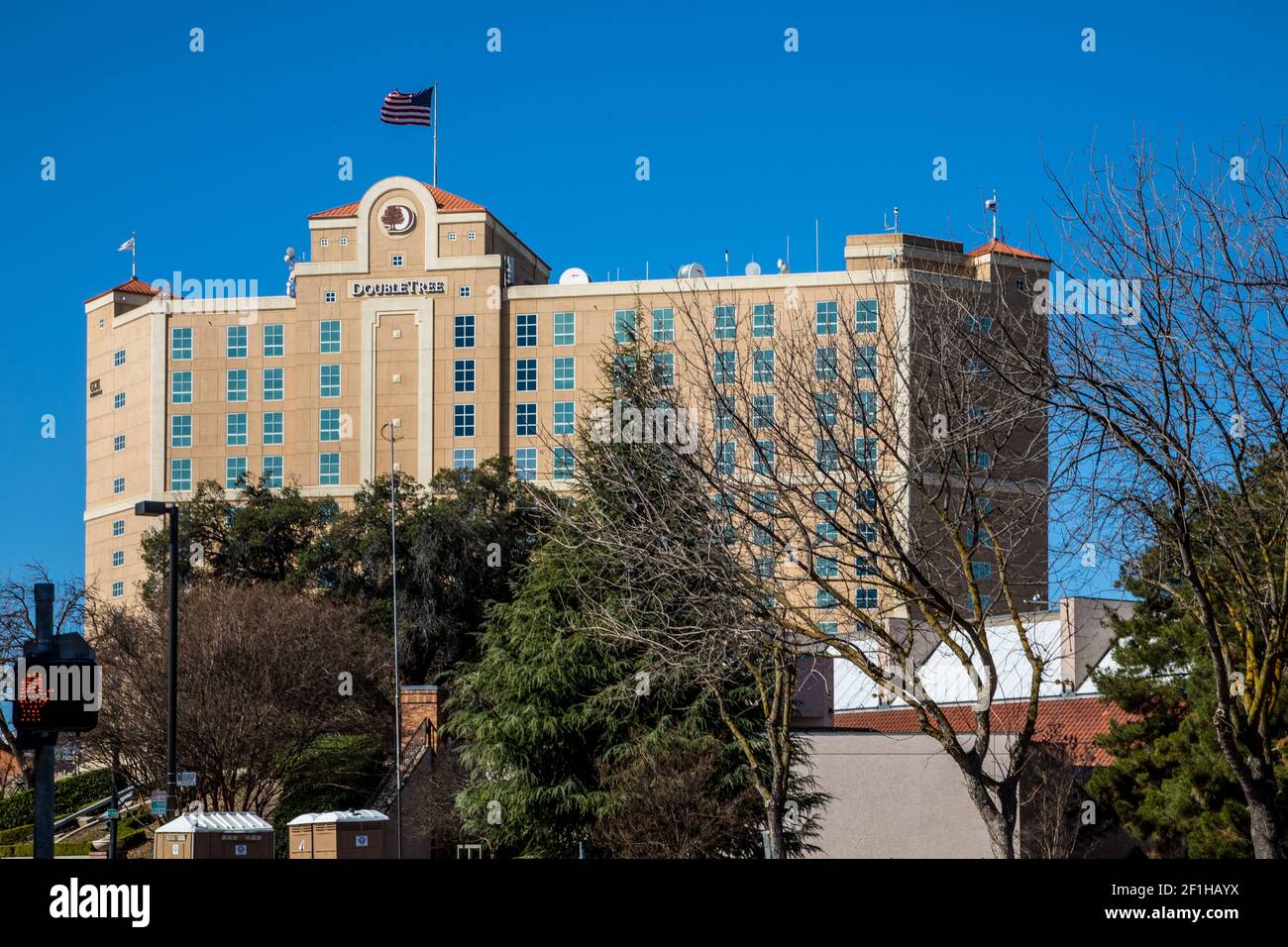 The Doubletree Hotel in Modesto California Stock Photo - Alamy