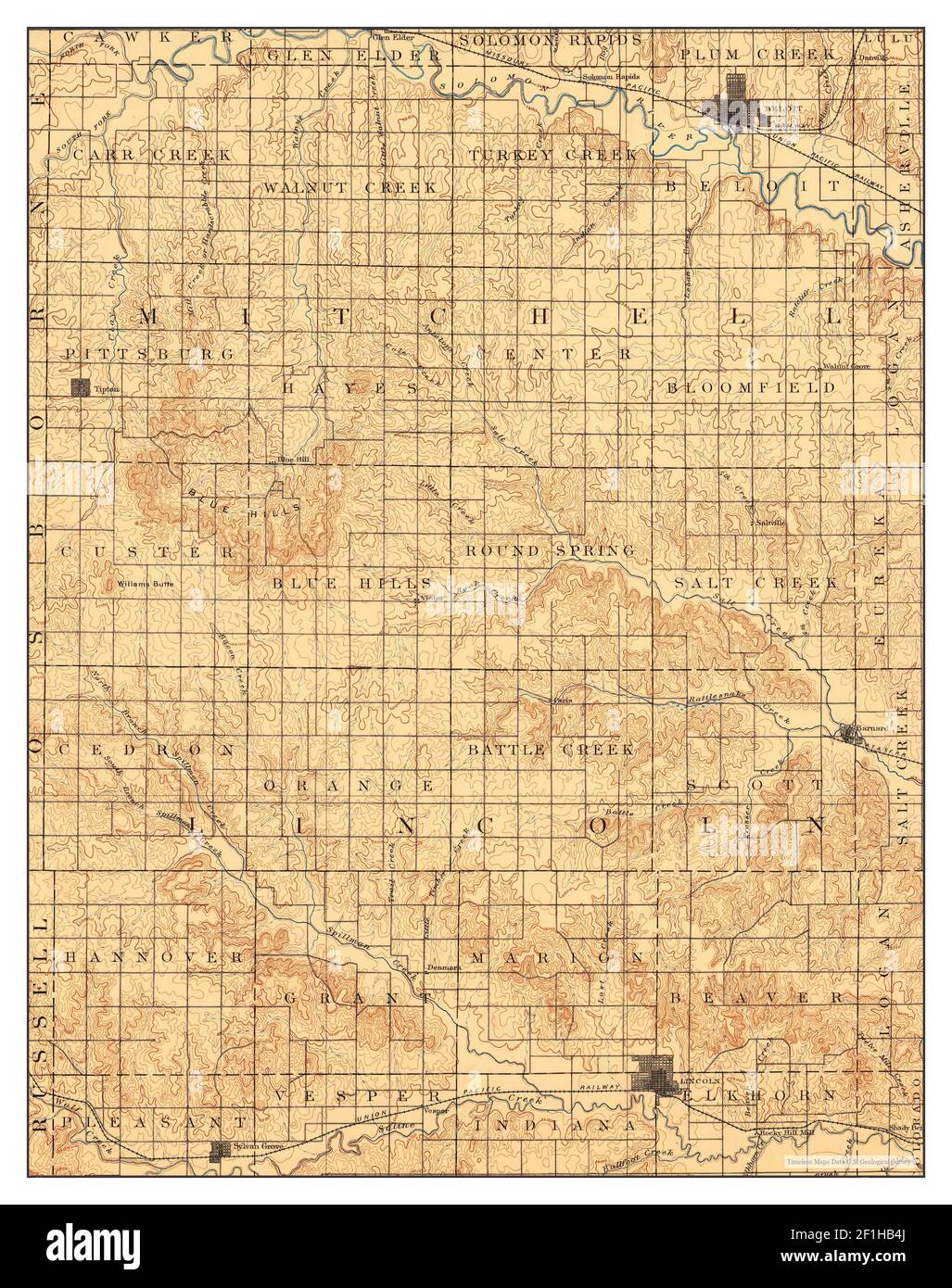 Map of beloit hi-res stock photography and images - Alamy