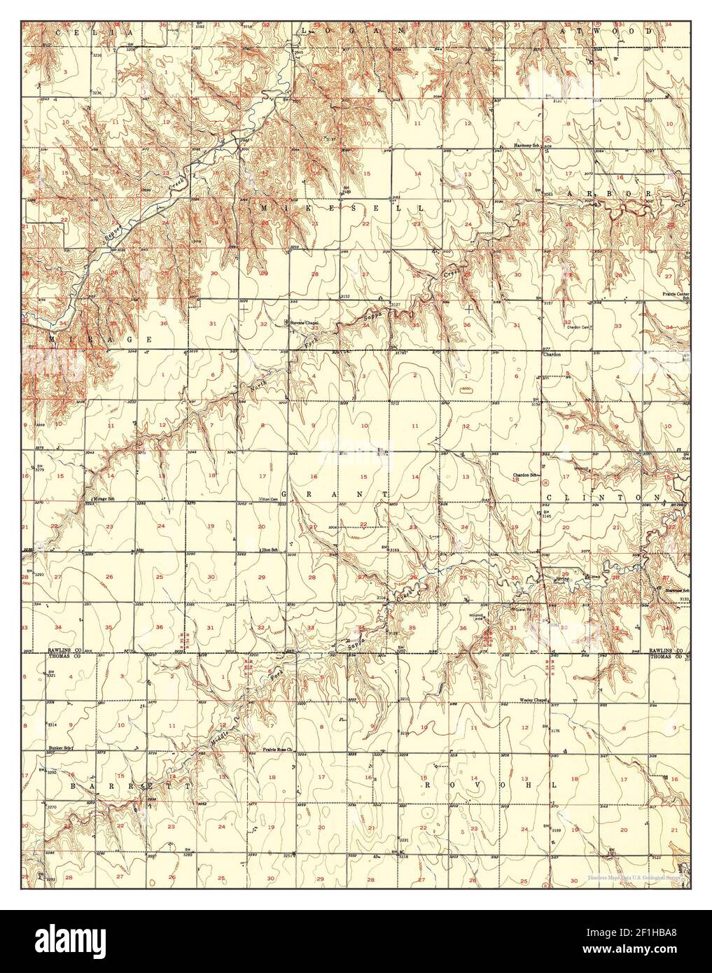 Map of chardon hi-res stock photography and images - Alamy