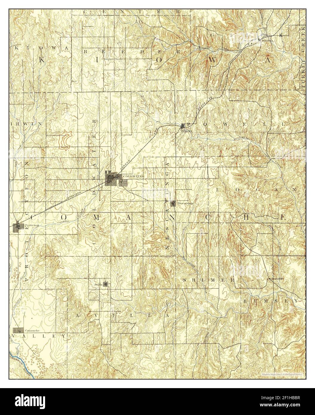 Map Of Coldwater High Resolution Stock Photography and Images - Alamy