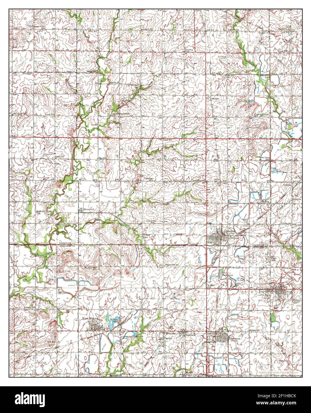 Cherokee Ks Map
