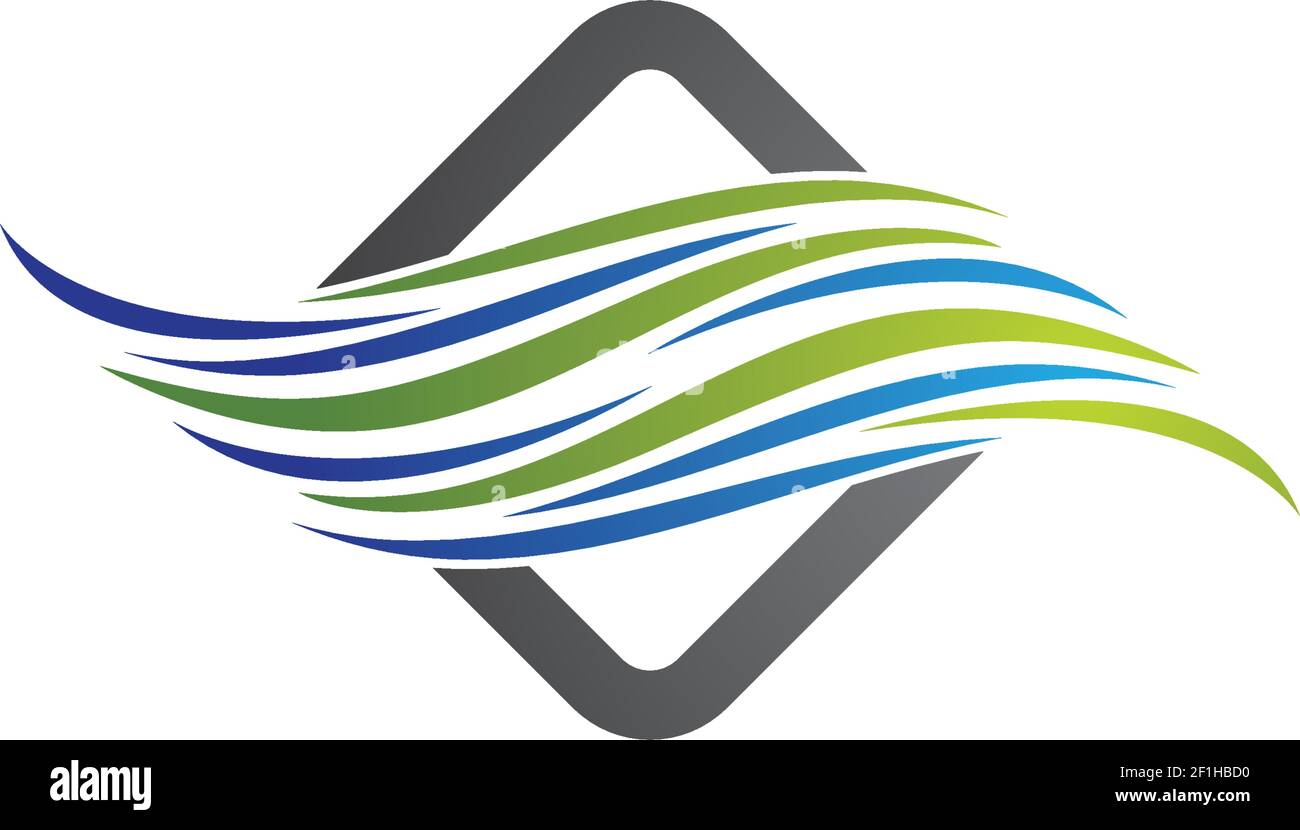 Water wave logo vector icon illustration design Stock Vector Image ...
