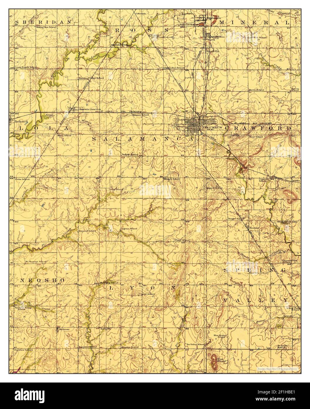 Map of columbus trips hi-res stock photography and images - Alamy
