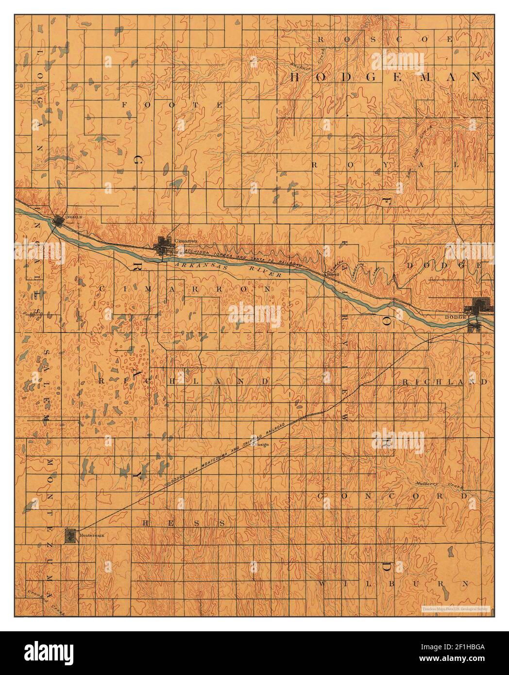 Map of dodge hi-res stock photography and images - Alamy