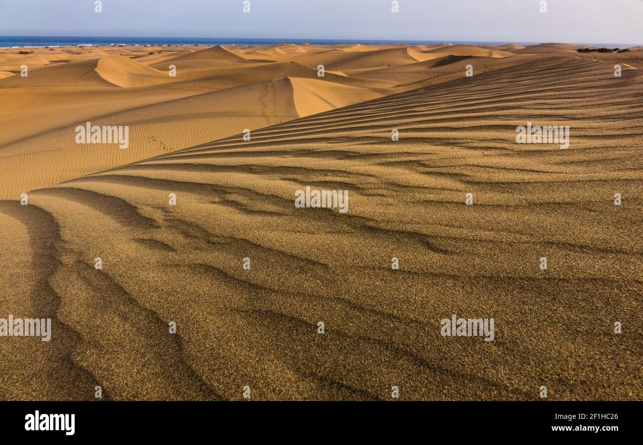 Sand dunes shapes and patterns Stock Photo - Alamy