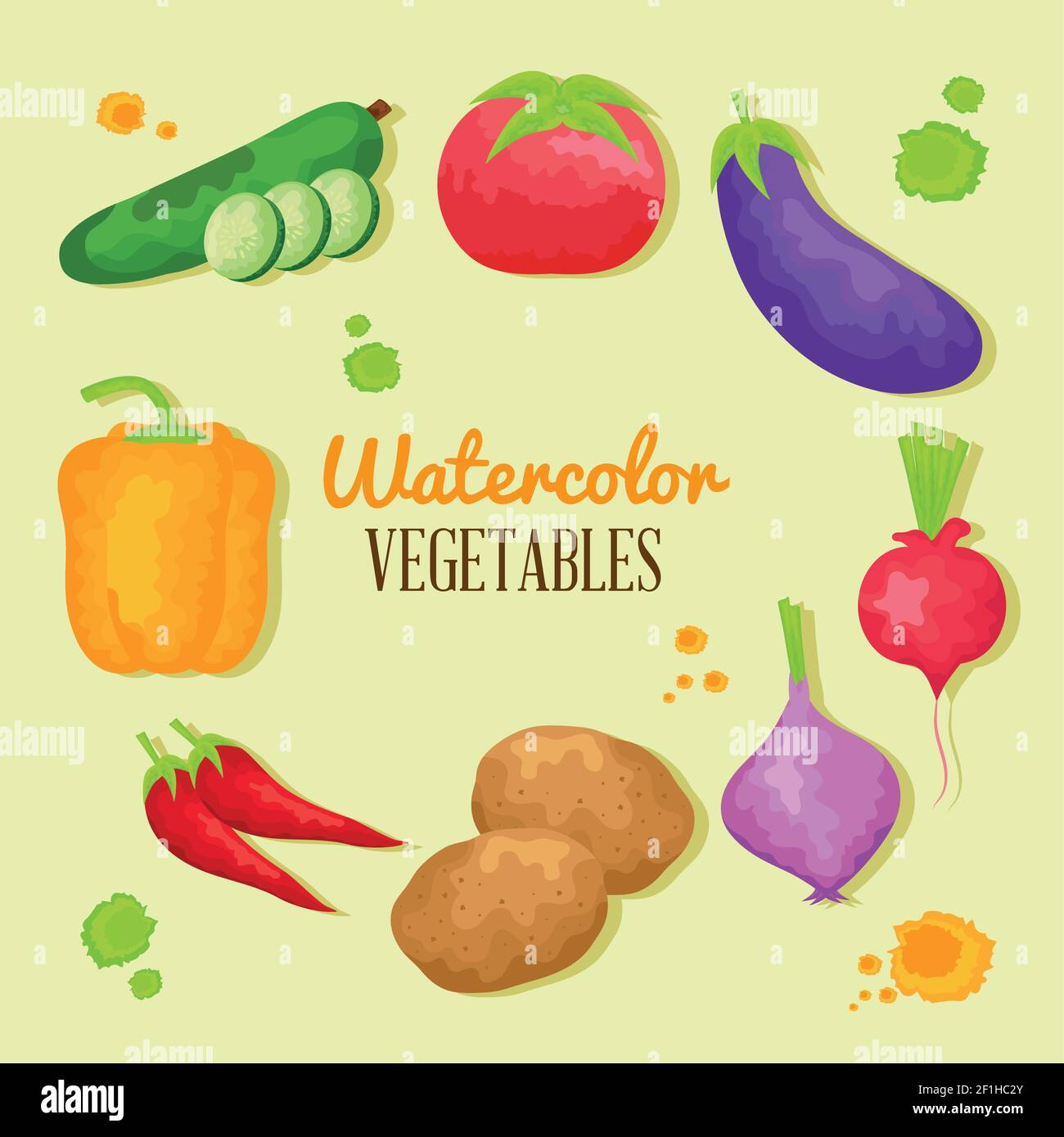 lettering healthy food Stock Vector Image & Art - Alamy