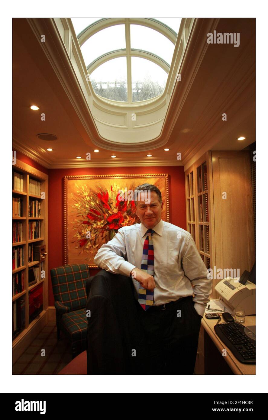 Michael Portillo at home in London. pic David Sandison 14/11/2006 Stock ...
