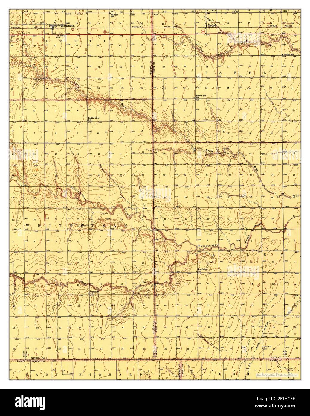 Modoc county map hi-res stock photography and images - Alamy