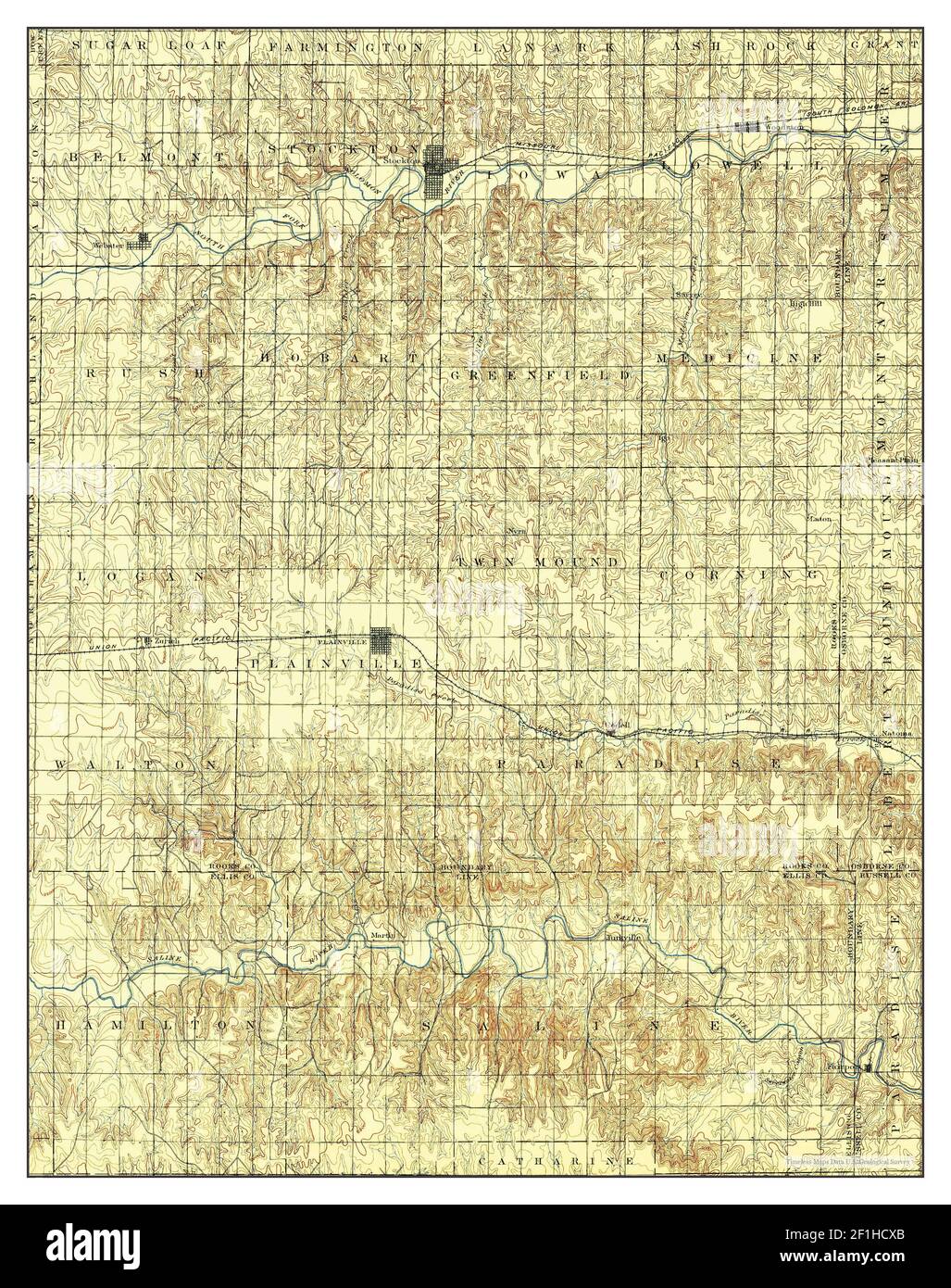 Map of plainville hi-res stock photography and images - Alamy
