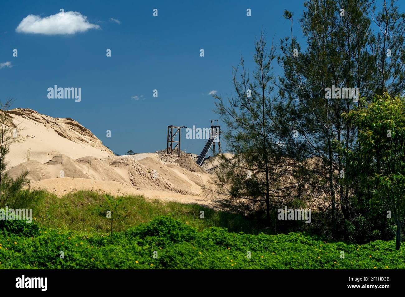 Sand Stockpile High Resolution Stock Photography and Images - Alamy