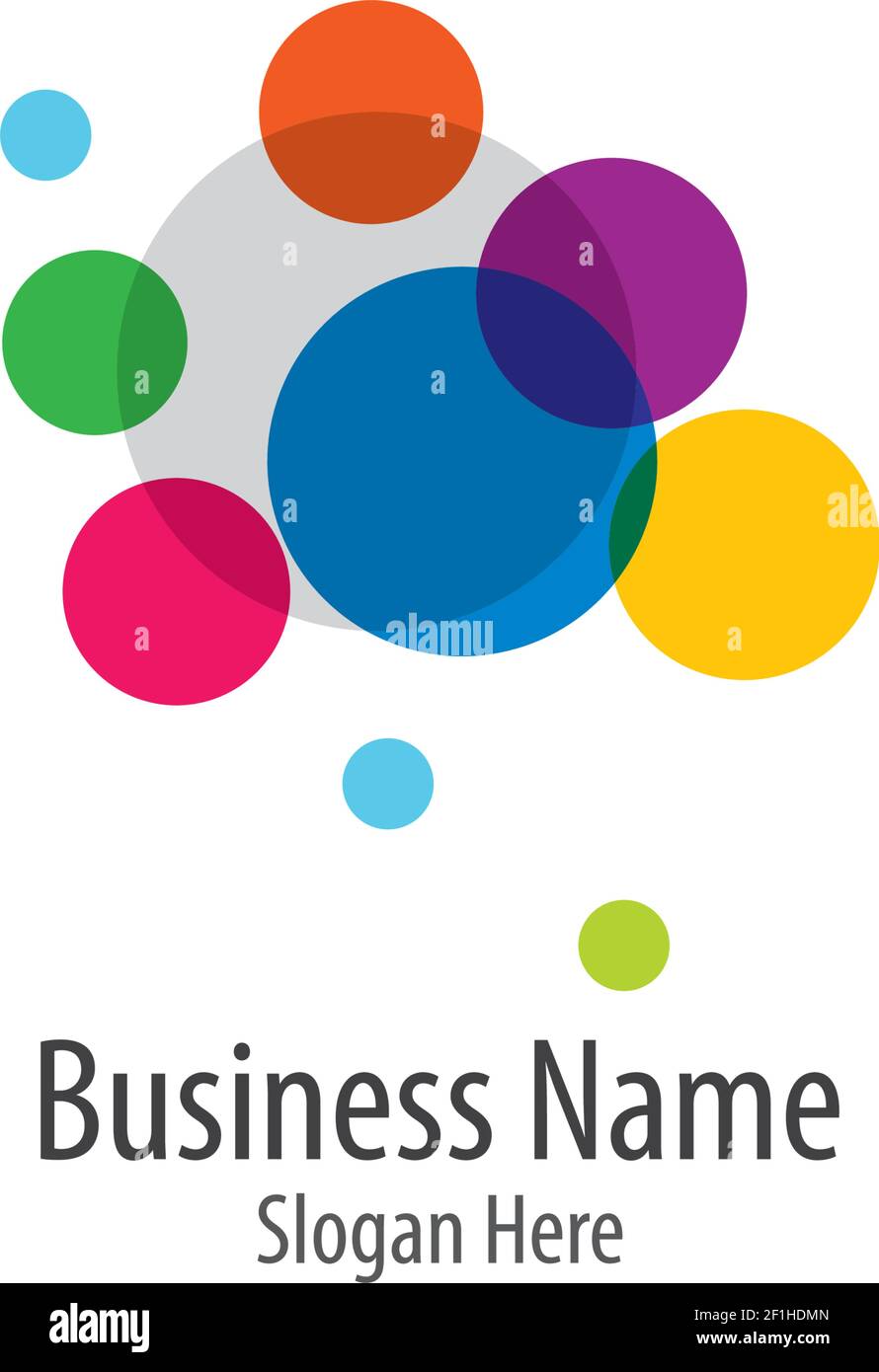 Bubble logo template vector icon illustration design Stock Vector Image ...