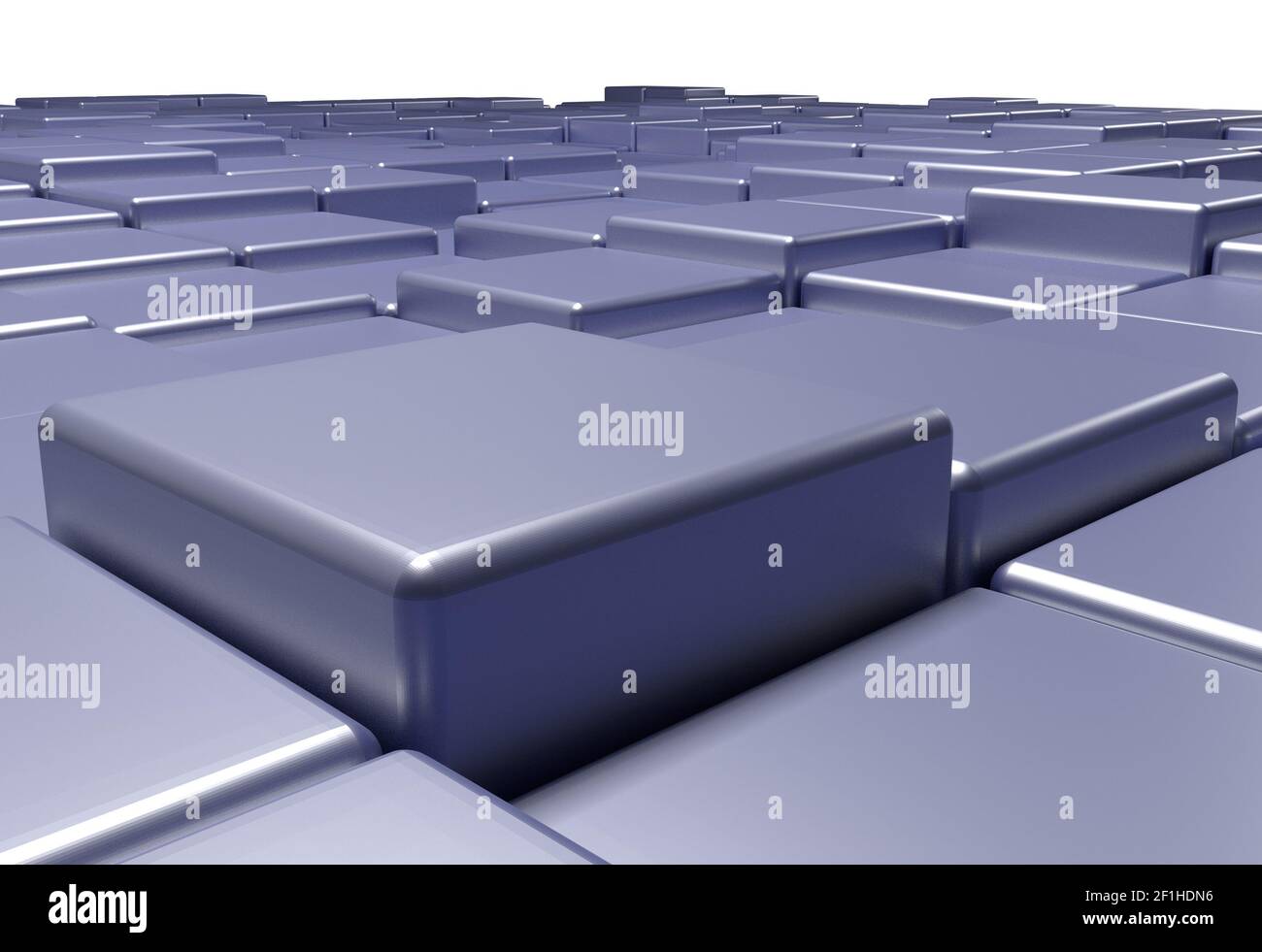 Surface of uneven tiles brick or cubes, 3d illustration Stock Photo - Alamy