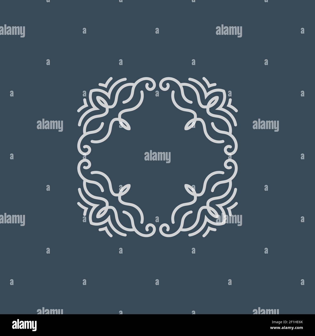 Elegant Circular Mandala Frame Stock Vector Image & Art - Alamy