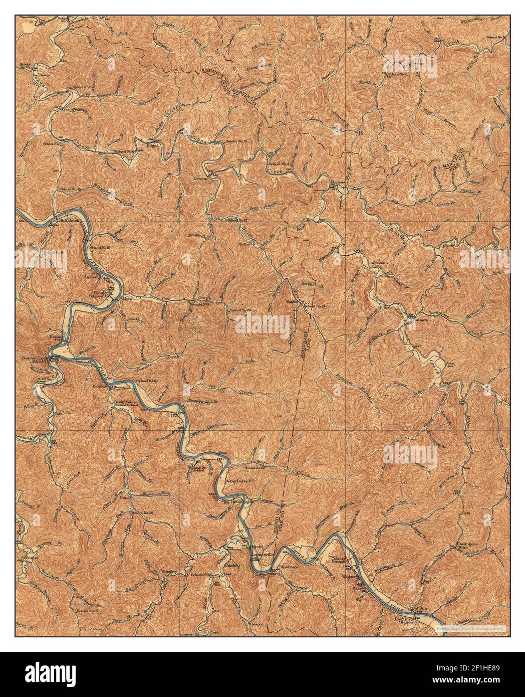 1916 kentucky map hi-res stock photography and images - Alamy