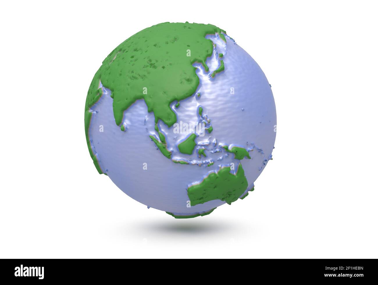 Earth map world globe Cut Out Stock Images & Pictures - Alamy