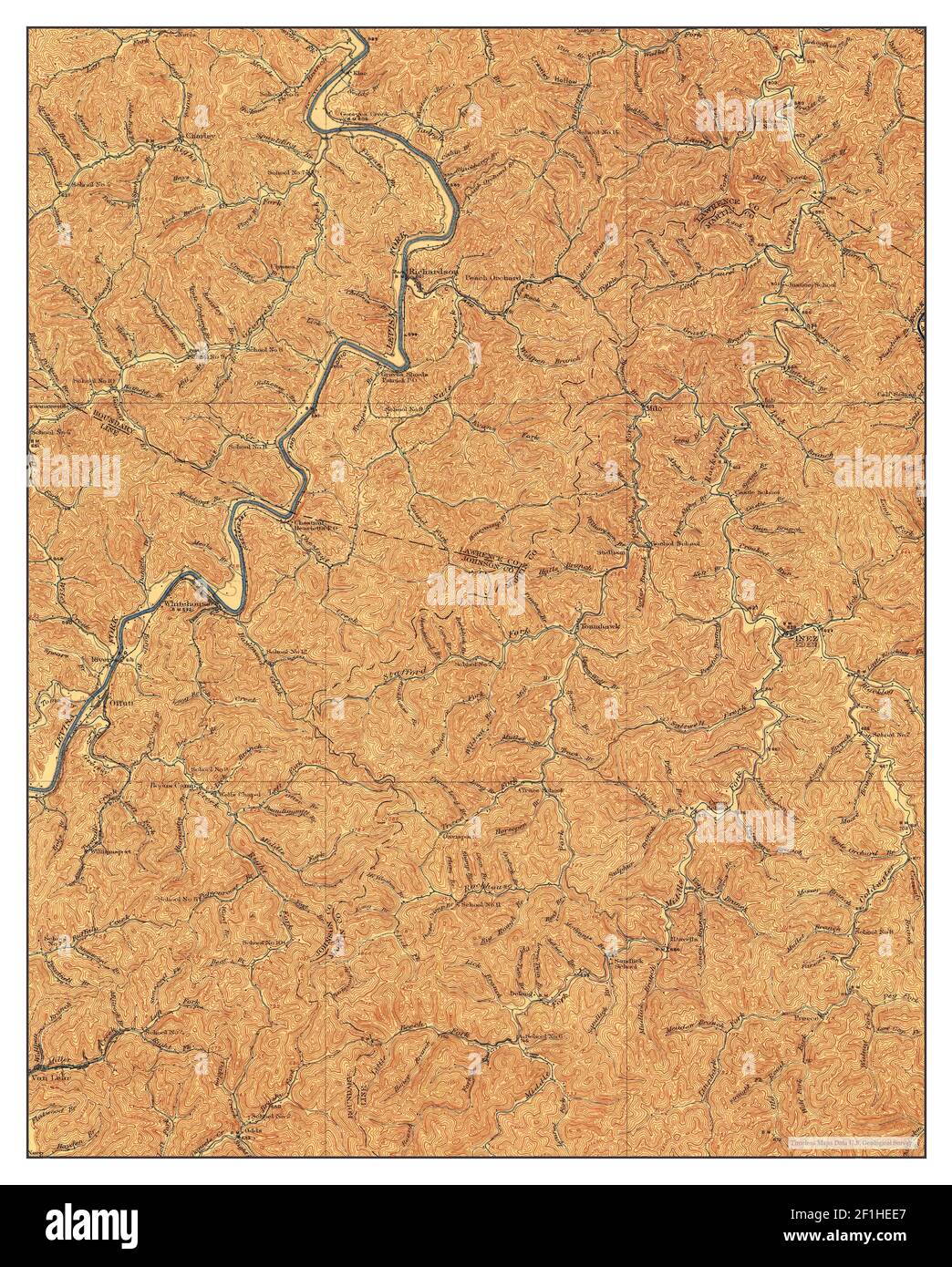 1916 kentucky map hi-res stock photography and images - Alamy