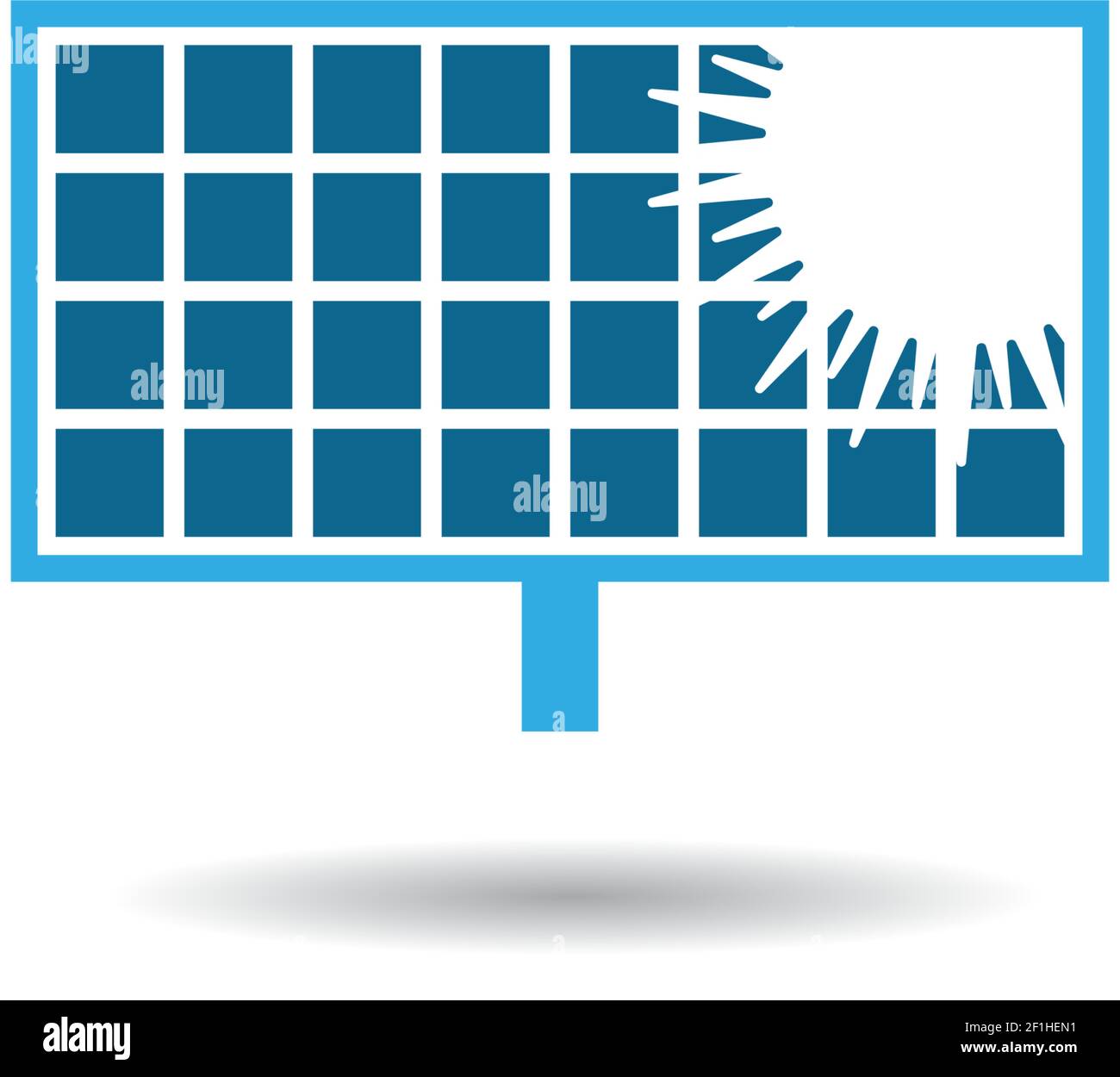 Solar panel vector logo illustration design Stock Vector Image & Art ...