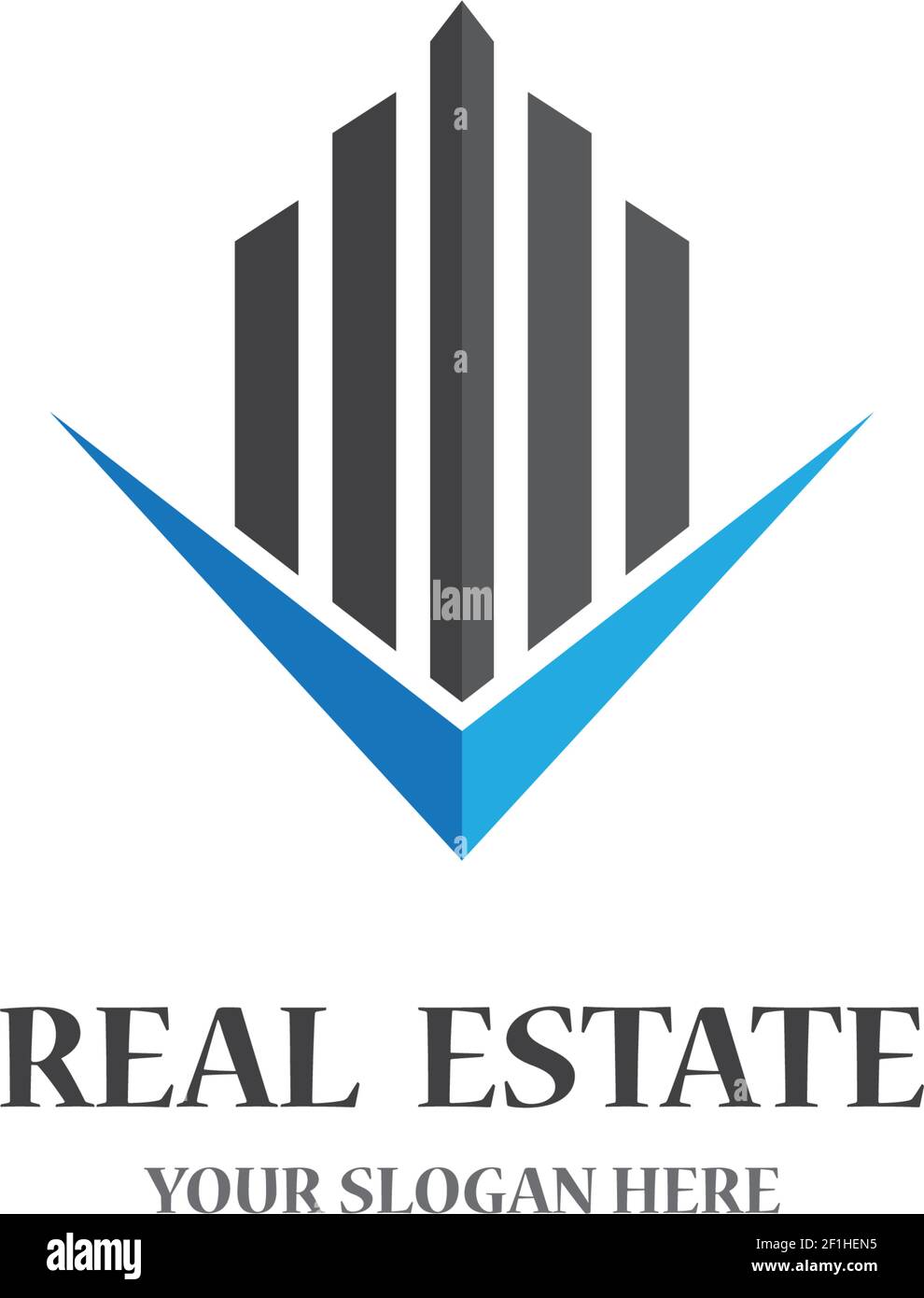 Real estate logo icon illustration design Stock Vector Image & Art - Alamy