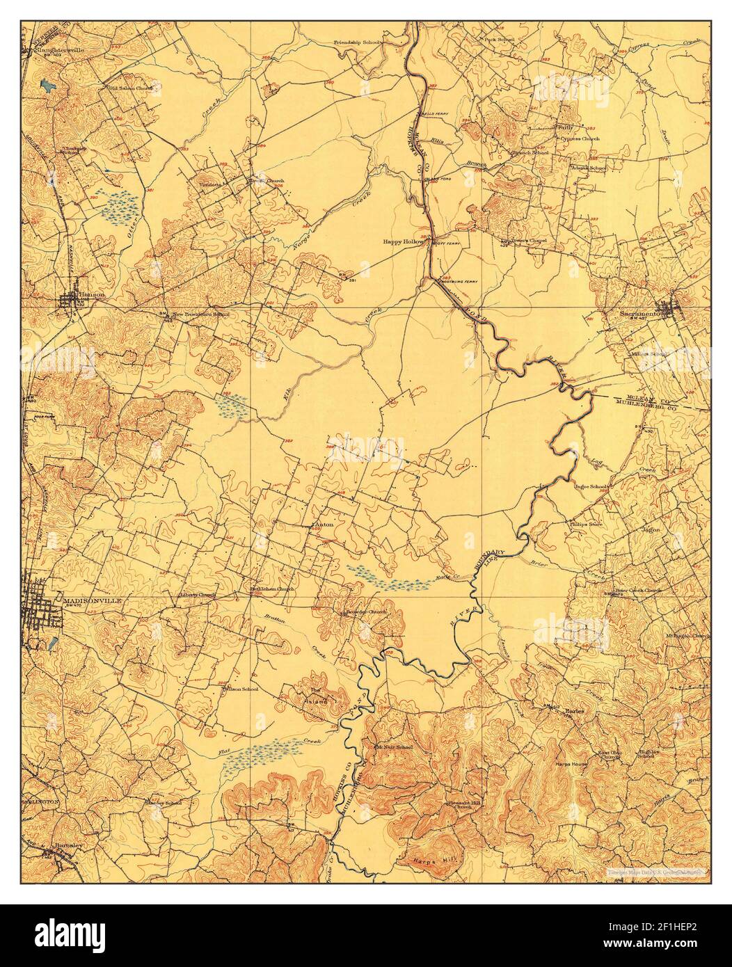 Madisonville kentucky map hi-res stock photography and images - Alamy