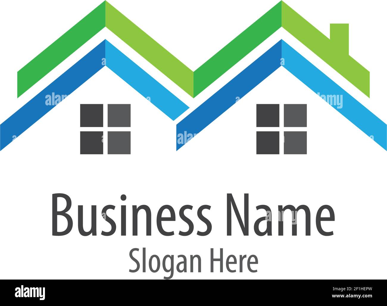 Property logo template vector icon illustration design Stock Vector ...