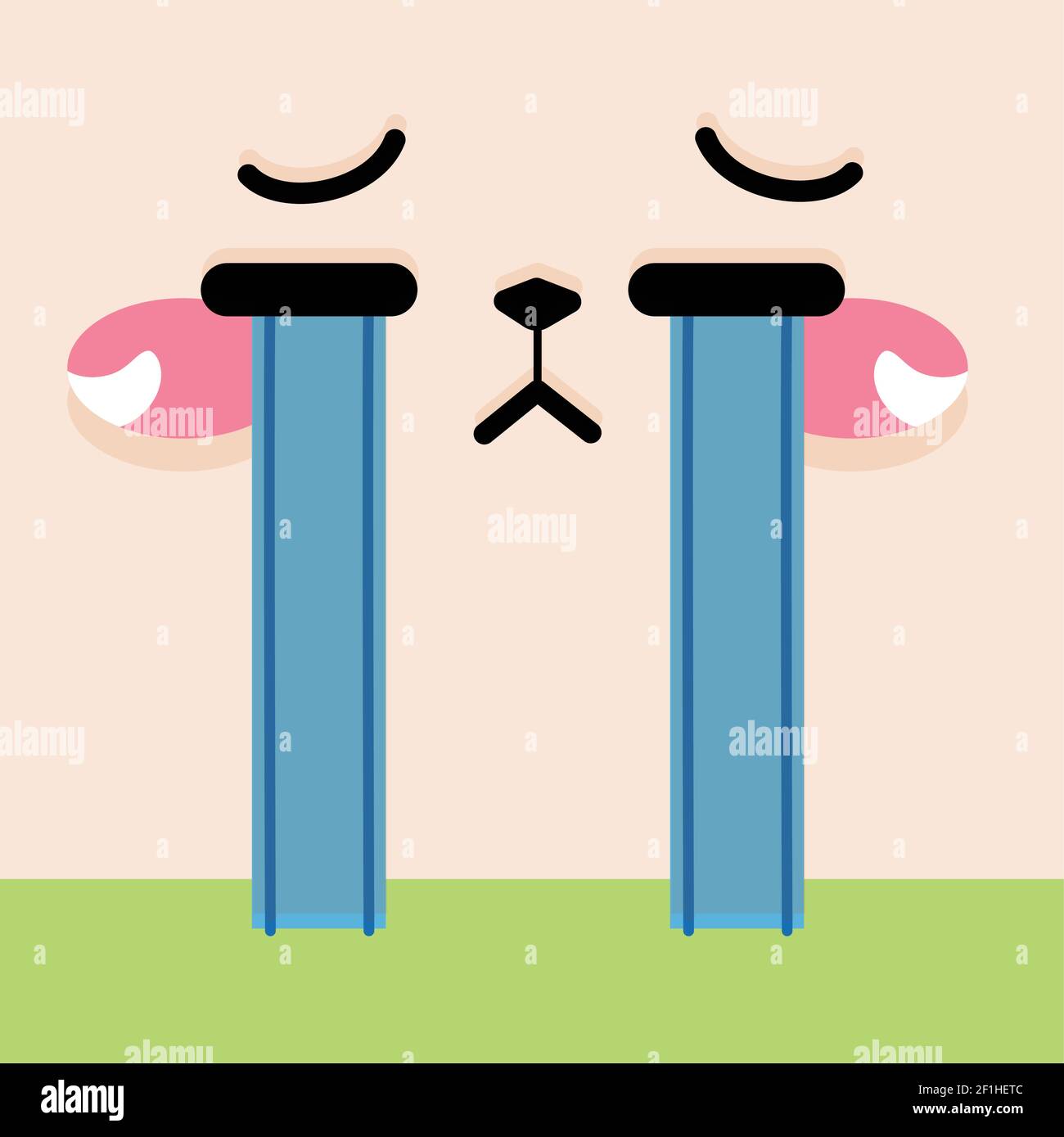 Face crying Stock Vector Images - Alamy