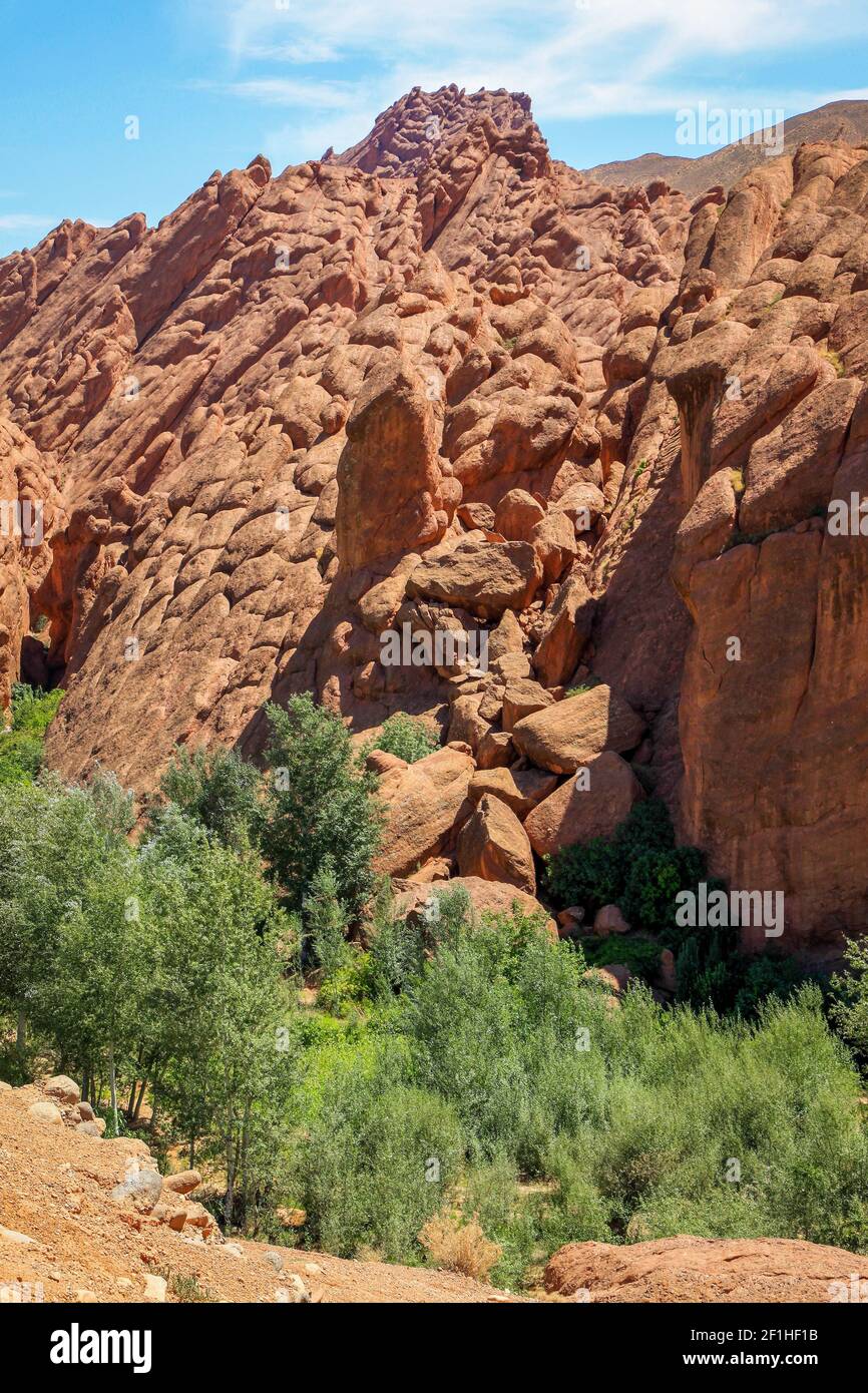 Rock formations in Morocco Stock Photo - Alamy