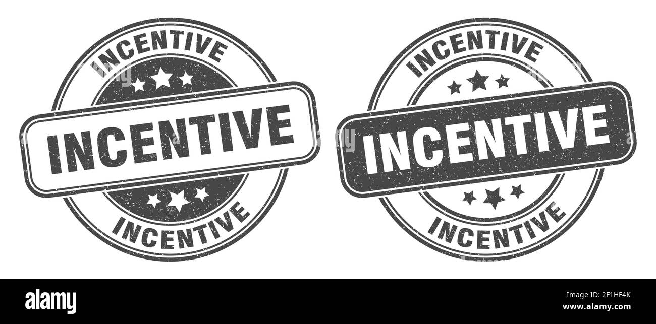 incentive stamp. incentive sign. round grunge label Stock Vector Image ...
