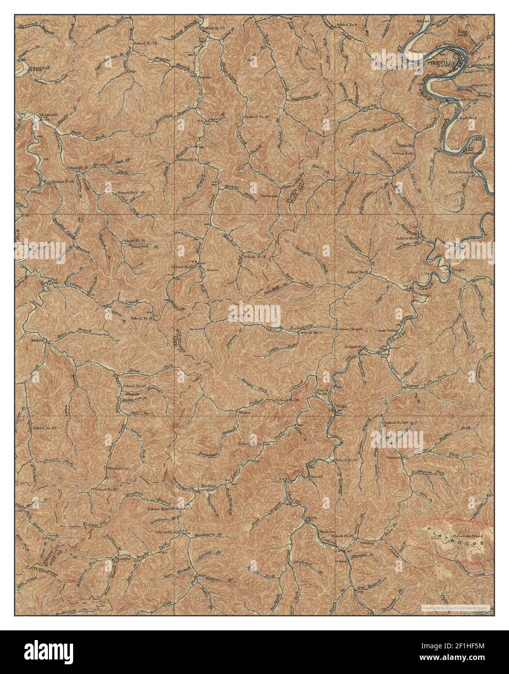 Pikeville, Kentucky, map 1916, 1:62500, United States of America by ...