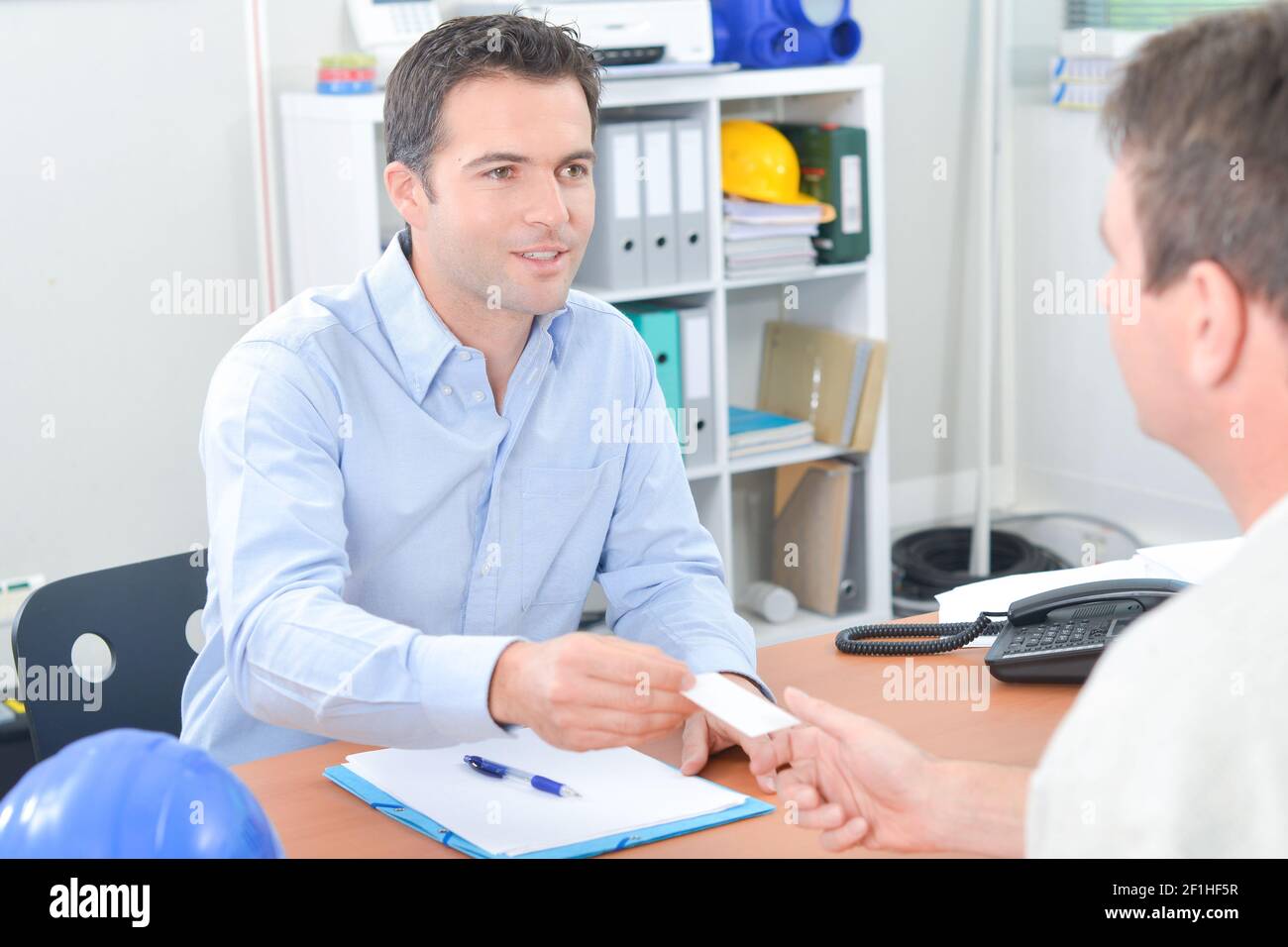 a architect with one client Stock Photo - Alamy