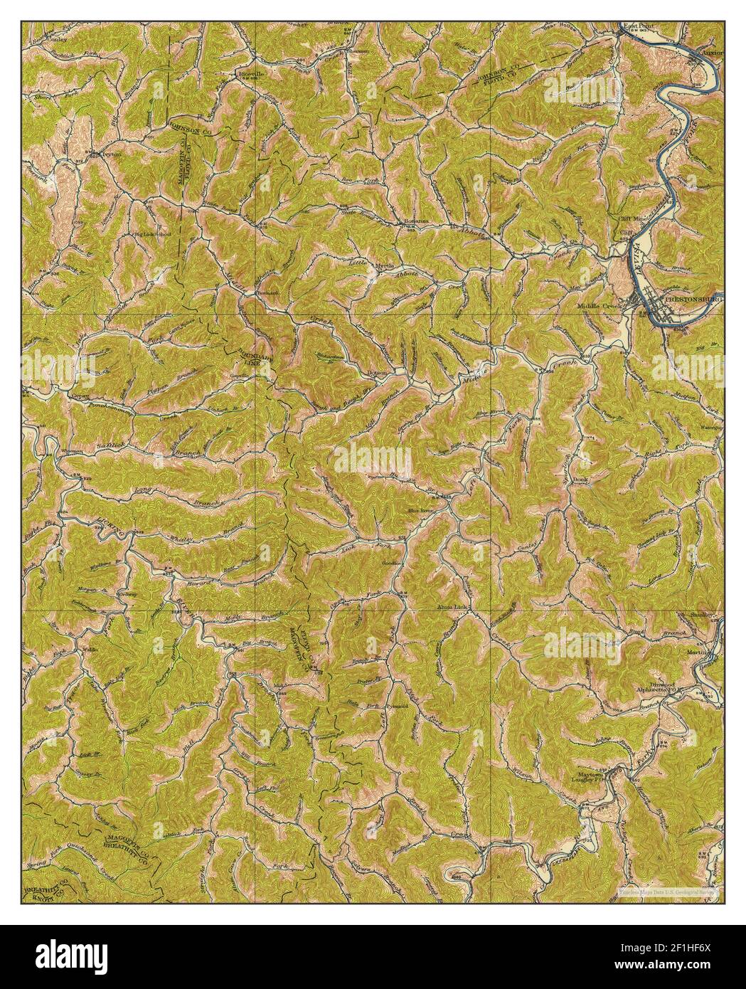 Map of prestonsburg hi-res stock photography and images - Alamy