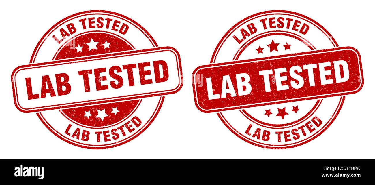 Lab tested rubber stamp hi-res stock photography and images - Alamy