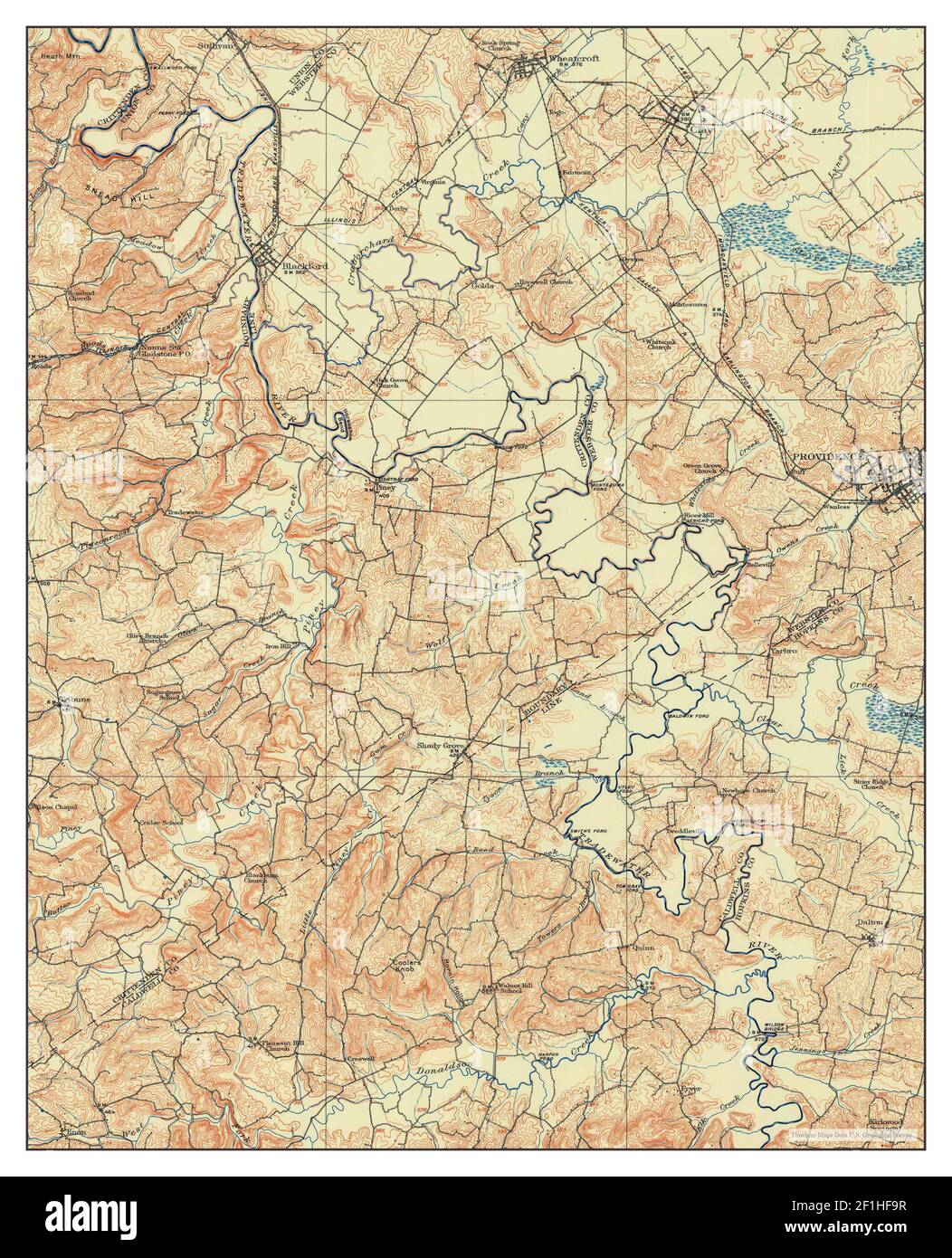 Providence kentucky map Cut Out Stock Images & Pictures - Alamy