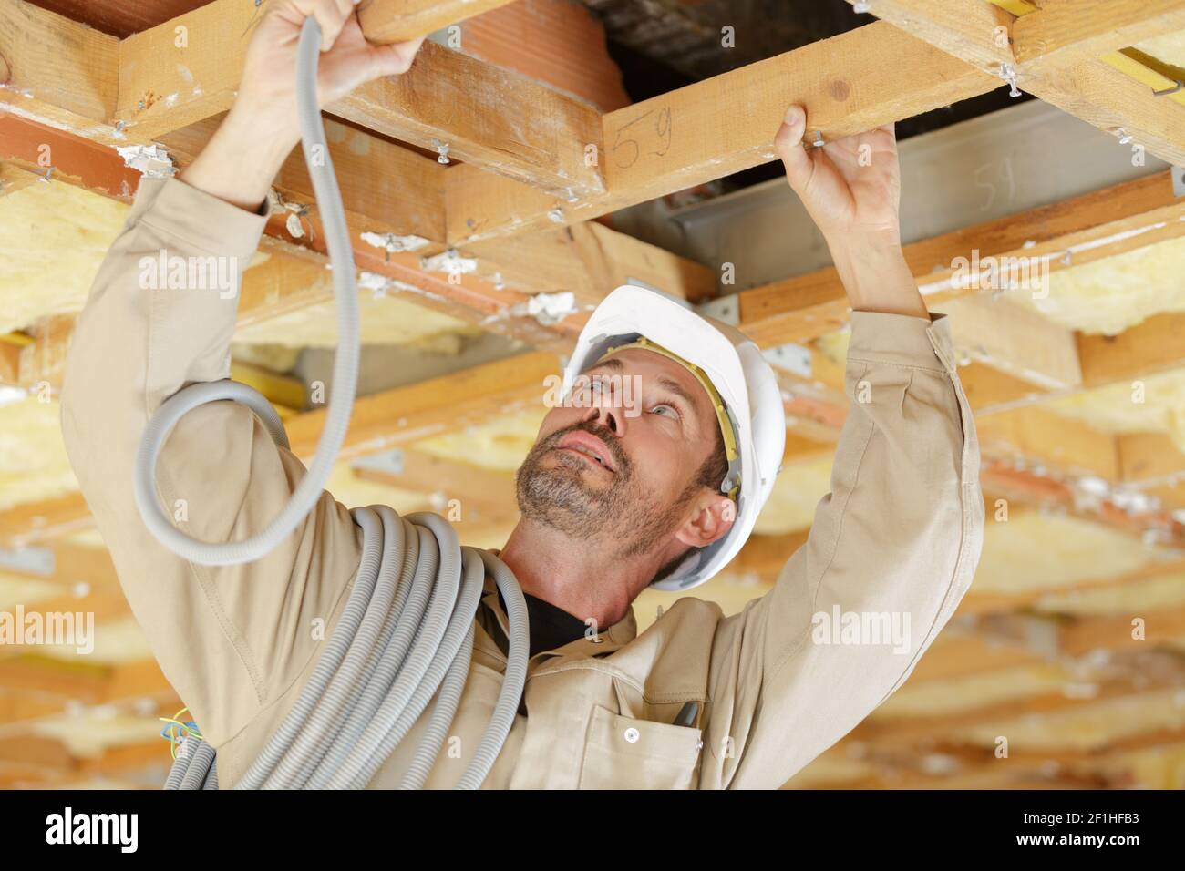 Cable trunking hi-res stock photography and images - Alamy