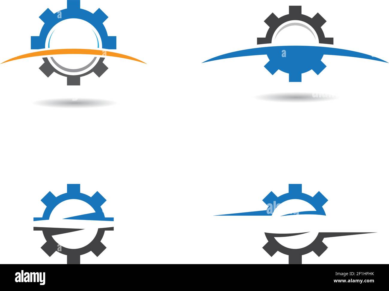 Gear logo template vector icon illustration design Stock Vector Image ...